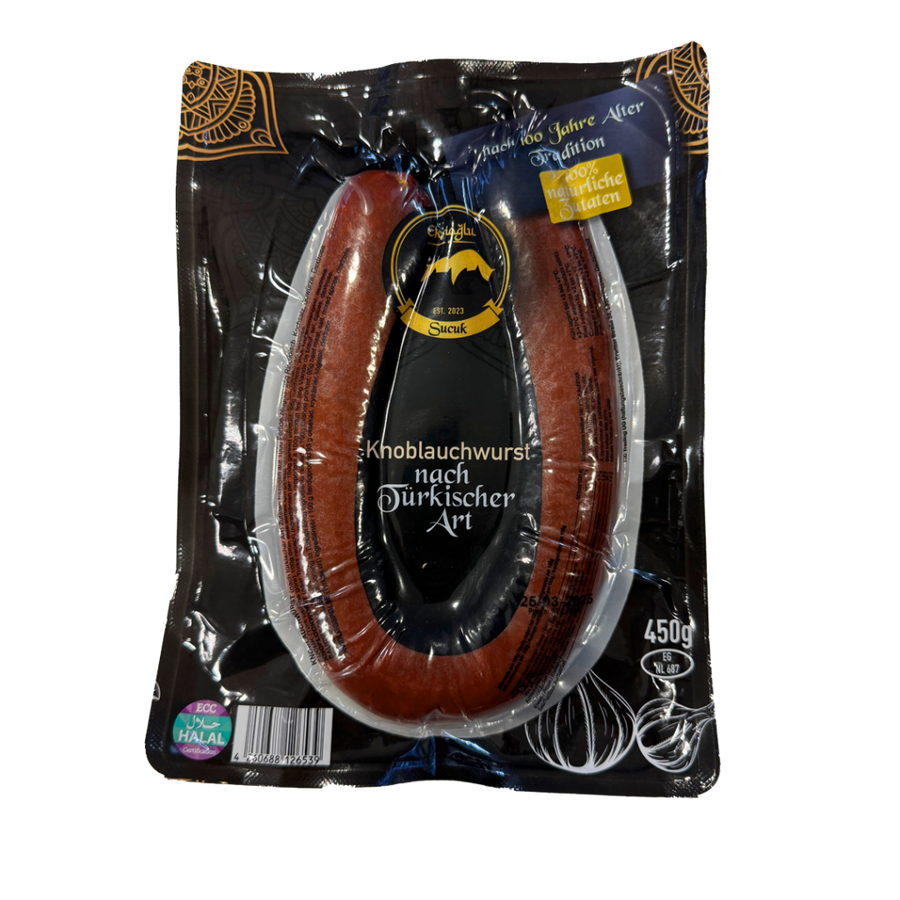 Mert Abi Sucuk 450g - Eksioglu Knoblauchwurst online kaufen – 24-7en ...